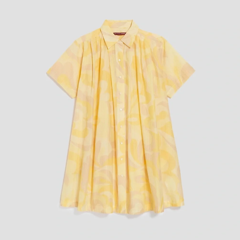 1. State | Dresses | State Retro Pattern Short Sleeve Shirt Dress ...